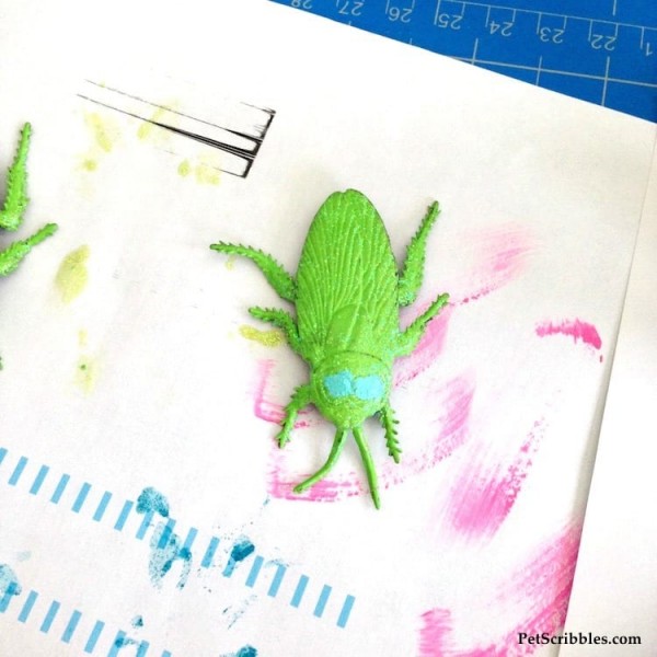 Pretty Glittered Halloween Bug Magnets - Garden Sanity by Pet Scribbles