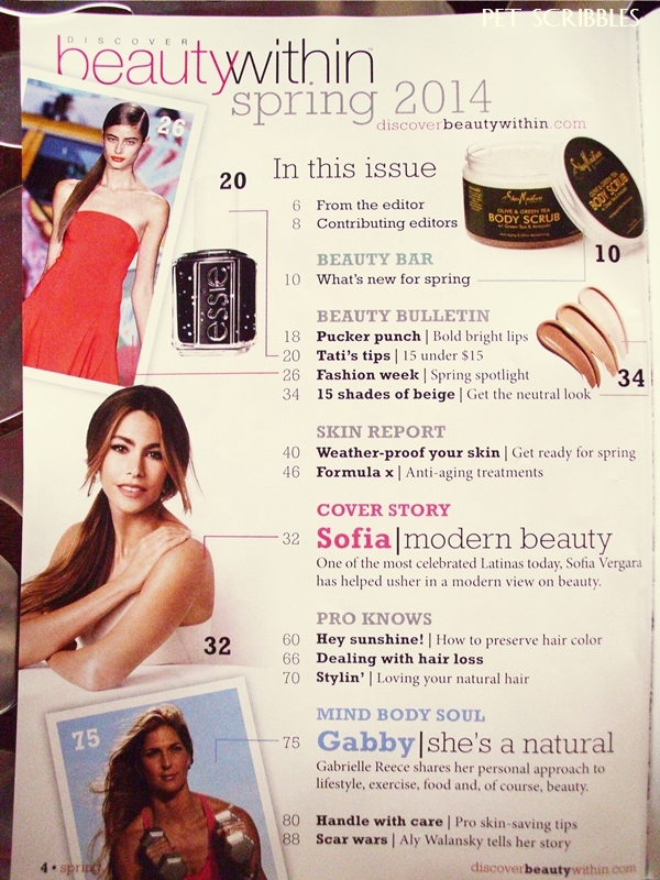 My new favorite beauty magazine - and I'm NOT being paid to say this ...