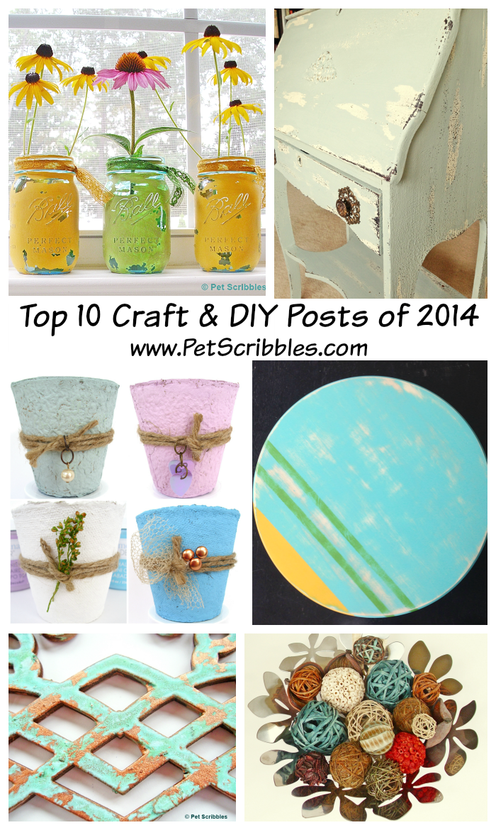 Top Ten Craft and DIY Posts for 2014 by Pet Scribbles - Garden Sanity ...