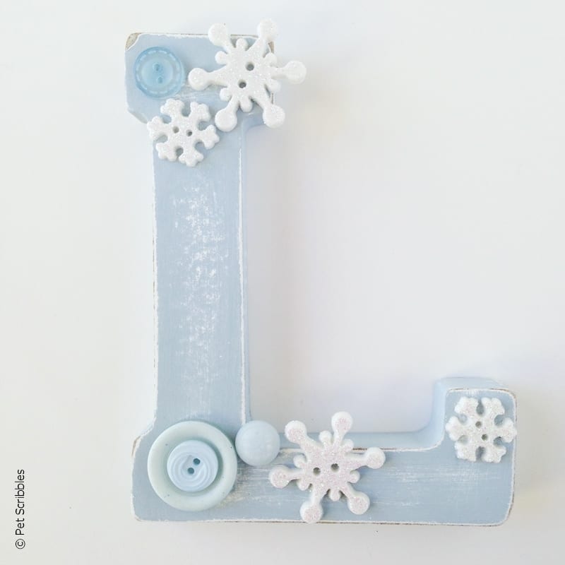 Frozen Inspired Holiday Letters - Garden Sanity by Pet Scribbles