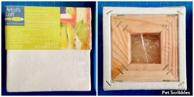 Valentine Canvas Block - Garden Sanity by Pet Scribbles