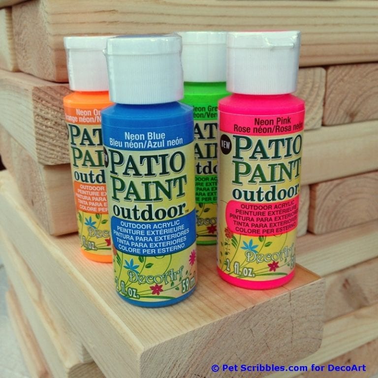 How to make a colorful outdoor giant Jenga game! - Garden Sanity by Pet ...