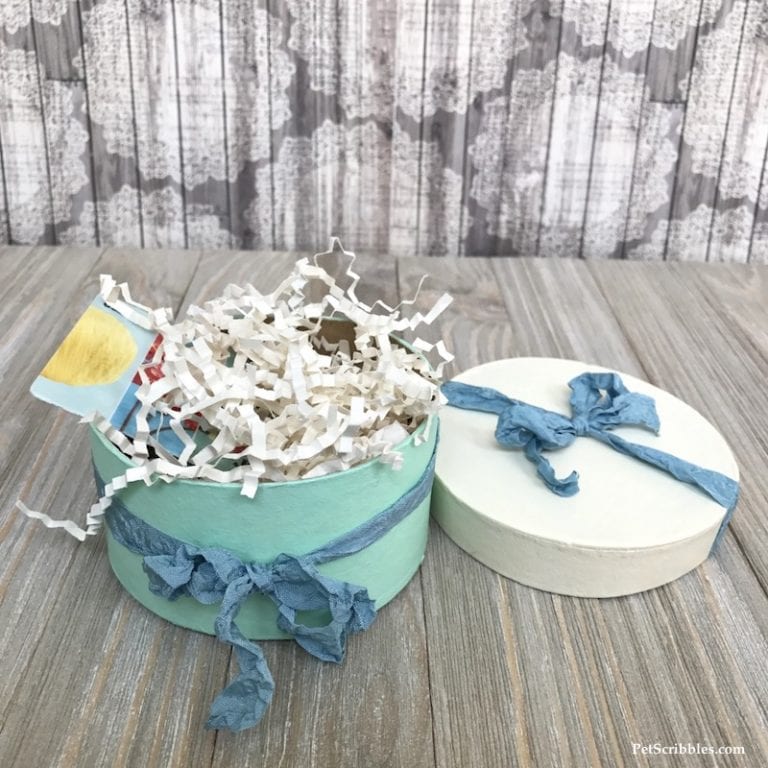 The best way to quickly paint paper maché boxes! - Garden Sanity by Pet ...