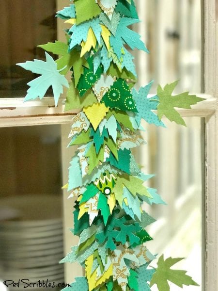 How to make a beautiful paper leaf garland! - Garden Sanity by Pet ...