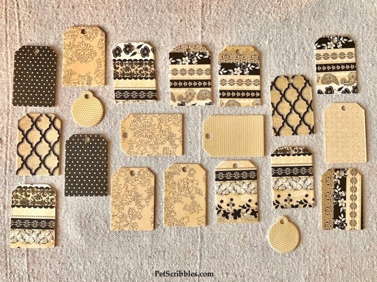 DIY Tags for Handmade Gifts or Favors - Garden Sanity by Pet Scribbles