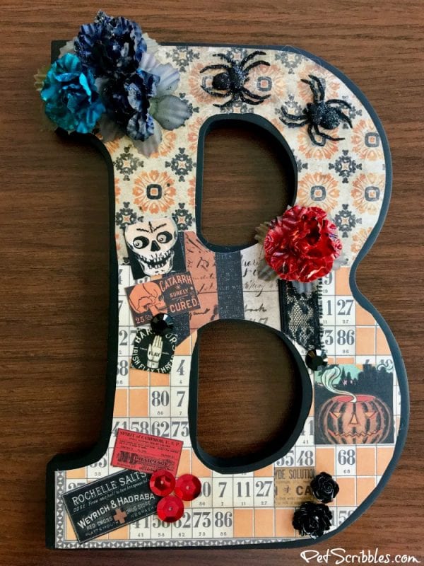 BOO Halloween Letters with Xyron! - Garden Sanity by Pet Scribbles