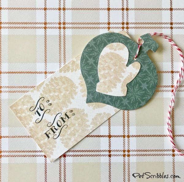 Easy Farmhouse Gift Tags with a stamp! - Garden Sanity by Pet Scribbles