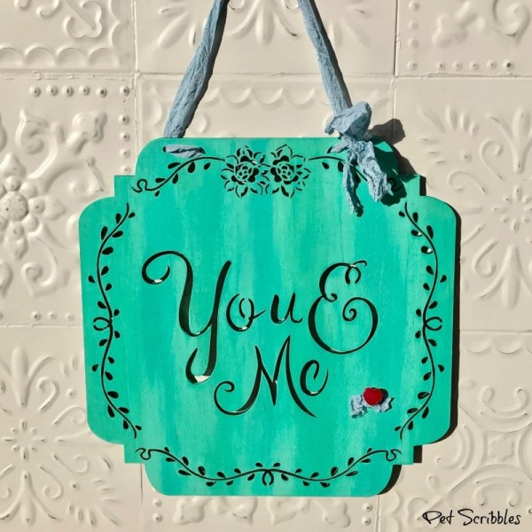 You and Me Sign: Easy How To Dry Brush Tutorial - Garden Sanity by Pet ...