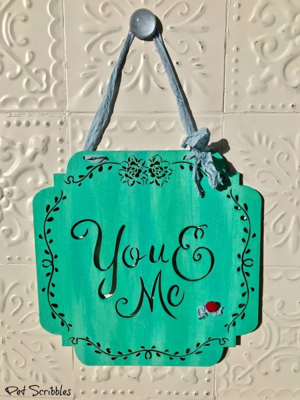 You and Me Sign: Easy How To Dry Brush Tutorial - Garden Sanity by Pet ...