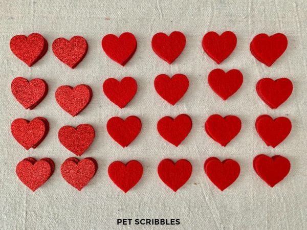 Easy No Sew Felt Heart Garland For Valentines Day Garden Sanity By